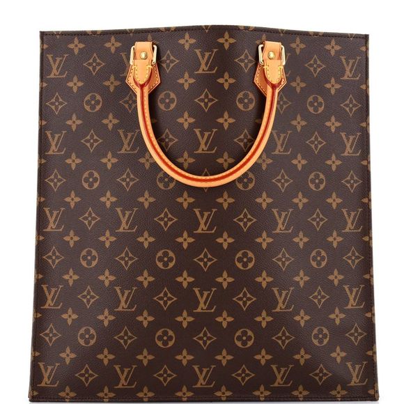 Louis Vuitton | Bags | Louis Vuitton Sac Plat Bag Monogram Canvas Brown ...